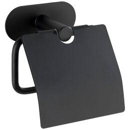 Wenko Toilettenpapierhalter &raquo;Orea&laquo; schwarz Edelstahl