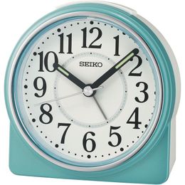 Seiko Quarzwecker &raquo;QHE198L&laquo; Wecker, Schlafzimmer, Kinderwecker, Leuchtzeiger, Geschenkidee blau