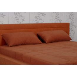 Westfalia Schlafkomfort Dekokissen (2 Stck.) orange Polyester