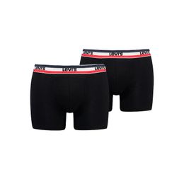 Levi's Levi's Herren Boxershorts &raquo;LEVIS MEN SPW LOGO BOXER BRIEF ORG 2P&laquo; Packung, 2er Pack, mit breitem Logobund schwarz S