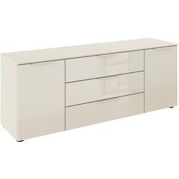 Rauch Schubkastenkommode &raquo;Kommode T&uuml;rkommode Sideboard Kombikommode FLIPP mit Glasfront&laquo; Breite 160 cm mit 2 Einlegeb&ouml;den, 2-t&uuml;rig mit 3 Schubladen 