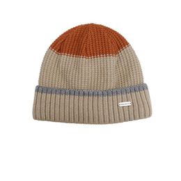 Chillouts Herren Chillouts Strickm&uuml;tze &raquo;Tony Hat&laquo; mit mehrfarbigem Design beige