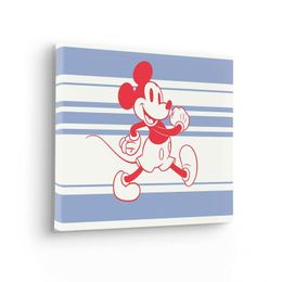 Komar Leinwandbild &raquo;Mickey Wonderful Live - Gr&ouml;&szlig;e 30 x 40 cm&laquo; Natur 1 Stk. tlg. Keilrahmenbild mi Echtholzrahmen rot Holz, Papier