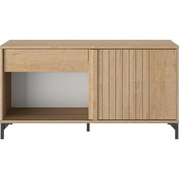 Aktenschrank &raquo;Faro&laquo; 1 Stk. tlg. moderner Industrial Look braun Holzwerkstoff