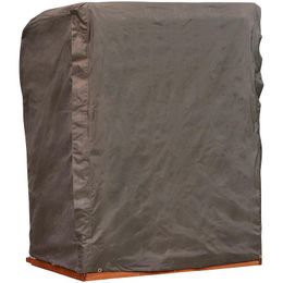 winza outdoor covers Strandkorb-Schutzh&uuml;lle &raquo;Outdoor Cover&laquo; wasserdicht, UV best&auml;ndig, 100 % recycelbar, 155x115x160/135 cm grau Polypropylen (PP)