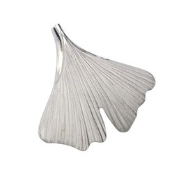 Vivance Damen Kettenanh&auml;nger &raquo;925/- Sterling Silber Ginkgo&laquo; () wei&szlig;