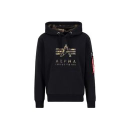Alpha Industries Herren Hoodie &raquo;Camo TPU Hoodie&laquo; schwarz S