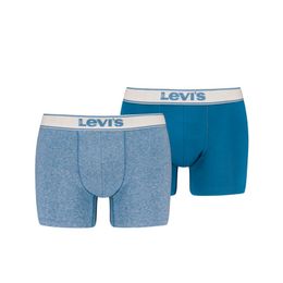 Levi's Levi's Herren &raquo;LEVIS MEN VNTG HTR BOXER BRIEF ORG CO 2P&laquo; 2er Pack, mit breitem Logobund blau S