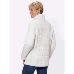 CR&Eacute;ATION L Damen Steppjacke mit seitlicher L&auml;ngs-Steppung ecru Gr&ouml;&szlig;e 38