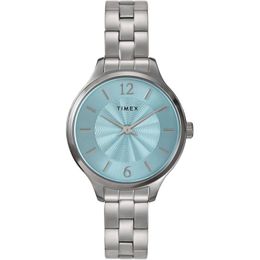 Timex Damen Quarzuhr &raquo;PEYTON&laquo; Armbanduhr, Damenuhr,Edelstahlarmband,analog silber
