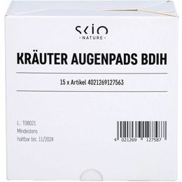 Kr&auml;uter Augenpads Bdih 15X6 ml