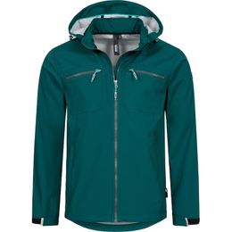 Lpo Herren LPO Softshelljacke &raquo;LAC SIMARD NEW II Men&laquo; mit abnehmbarer Kapuze blau M
