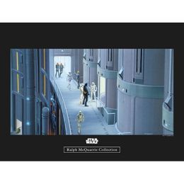 Komar Bild &raquo;Star Wars Classic RMQ Prison Elevator&laquo; Star Wars 1 Stk. tlg. Wandbild zur Dekoration im Kinderzimmer - ohne Rahmen bunt Holz, Papier