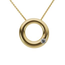 Firetti Damen Kettenanh&auml;nger &raquo;Schmuck Geschenk Gold 333 Halsschmuck Anh&auml;nger f&uuml;r Halskette Solit&auml;r&laquo; () mit Brillant gold