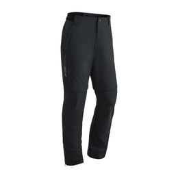 Maier Sports Herren Funktionshose &raquo;Norit Zip 2.0 M&laquo; Technische Outdoorhose mit Zipp-Off Funktion schwarz 26, Kurzgr&ouml;&szlig;en