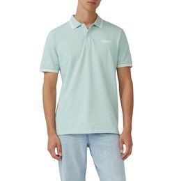s.Oliver Herren s.Oliver Poloshirt mit Logo Schriftzug gr&uuml;n S