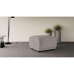 Home Affaire Polsterhocker &raquo;TAMMO&laquo; passend zur Serie, auch in Cord und Boucl&eacute; grau 100% Polyester
