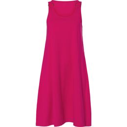 CR&Eacute;ATION L Damen Sommerkleid mit Zierringen an den Tr&auml;gern pink Gr&ouml;&szlig;e 52/54