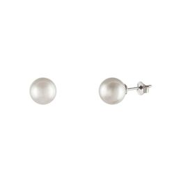 Unike Jewellery Damen UNIKE JEWELLERY Paar Ohrstecker &raquo;CLASSY SIMPLE PEARL, UK.TN.1202.0010&laquo; mit Perle (synth.) bunt