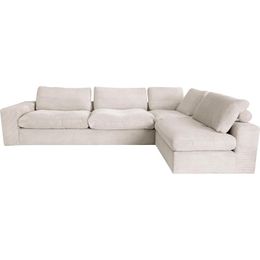 Alina Ecksofa &raquo;Sandy&laquo; mit losen Sitz und R&uuml;ckenkissen, in modernem Cordstoff beige Cord GCT (92% Polyester, 8% Nylon)