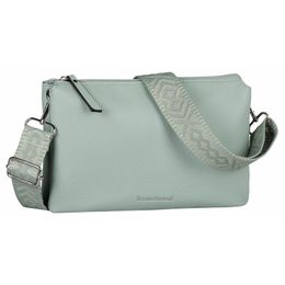 Bruno Banani Damen Clutch &raquo;Amalfi&laquo; Handtasche Damen Tasche Schultertasche gr&uuml;n