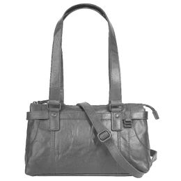 SPIKES & SPARROW Spikes & Sparrow Damen Henkeltasche echt Leder schwarz