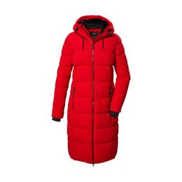 Killtec Damen Steppmantel &raquo;KOW 56 WMN QLTD CT&laquo; Winddichter, wasserabweisender Wintermantel mit regulierbarer Kapuze rot 38