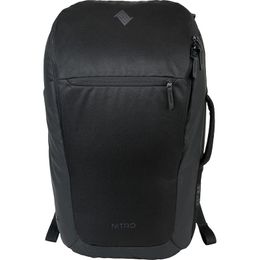 Nitro Damen Nitro Freizeitrucksack &raquo;Nikuro Traveler&laquo; Reisetasche, Travel Bag, Alltagsrucksack, Daypack schwarz