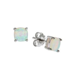 Firetti Damen Paar Ohrstecker &raquo;Schmuck Geschenk Silber 925 Ohrschmuck Edelstein Opal&laquo; mit Opal (synth.) silber