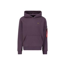 Alpha Industries Herren Hoodie &raquo;3D Small Logo Hoodie&laquo; lila L