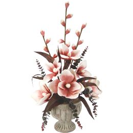 I.GE.A. Kunstpflanze &raquo;Soft-Magnolie&laquo; rosa Keramik, Kunststoff, Polyester