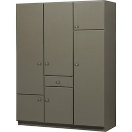 Woood Kleiderschrank &raquo;Woood ALFIE KLEIDERSCHRANK&laquo; Kleiderschrank Alfie aus FSC-Kiefer, 12 F&auml;cher, funktional & stabil Massivholz