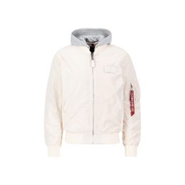 Alpha Industries Damen Bomberjacke &raquo;MA-1 TT Hood Light&laquo; wei&szlig; S