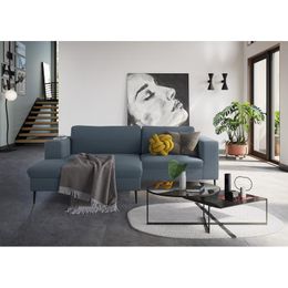 DOMO collection Ecksofa &raquo;Modica kompakt und elegant, Breite 244, L-Form&laquo; moderne Optik mit extrabreiter Recamiere, auch in Cord grau