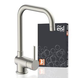 EISL&reg; Sp&uuml;ltischarmatur &raquo;Futura&laquo; energiesparende Cold-Start-Funkt., 360&deg; schwenkbar, ger&auml;uscharm grau Kunststoff, Messing
