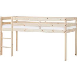 Hoppekids Spielbett &raquo;ECO COMFORT, Hochbett, in 2 Einzelbetten teilbar&laquo; H&ouml;he 72cm, Farbe & Gr&ouml;&szlig;e & Matratze beige