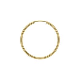 Vivance Damen Paar Creolen &raquo;585/- Gelbgold glanz 30mm&laquo; gelb