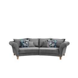 Home Affaire &raquo;Tassilo geschwungene Formensprache, bequem, Mega Sofa, Breite 350cm&laquo; schwarz 100% Polyester