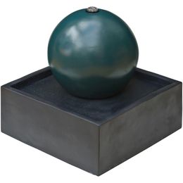 AcquaArte Gartenbrunnen &raquo;STENI&laquo; Wasserspiel mit LED Kugel : 33 cm, BxTxH: 50x50x53 cm blau Gartenbrunnen