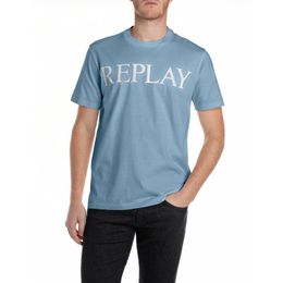 Replay Herren T-Shirt mit Logo-Frontprint M