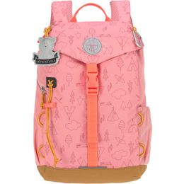 L&auml;ssig L&auml;ssig Damen L&Auml;SSIG Kinderrucksack &raquo;Adventure, rose, Mini Backpack&laquo; Reflektoren inkl. Sitzunterlage; PETA-approved vegan; aus recyceltem Material rosa