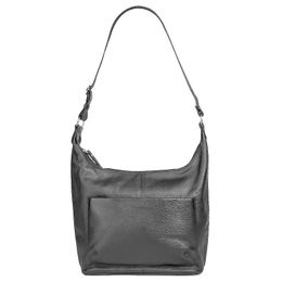 Bruno Banani Damen Shopper echt Leder schwarz