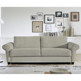Bali Schlafsofa &raquo;ELISA Dauerschl&auml;fer in 140 und 160er Breite&laquo; komfortabler Ergoflex-Lattenrost grau 92% Polyester, 8% Polyacryl
