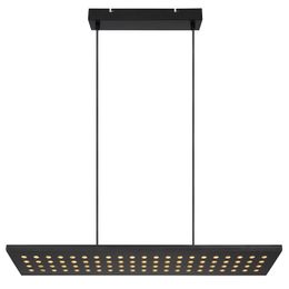 Globo LIGHTING LED Pendelleuchte &raquo;DOLORES&laquo; LED-Modul 1 Stk. Warmwei&szlig; H&auml;ngelampe/H&auml;ngeleuchte/Wohnzimmer/Esstisch/elegant schwarz
