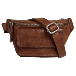 SPIKES & SPARROW Spikes & Sparrow Damen G&uuml;rteltasche &raquo;WAIST BAG&laquo; echt Leder braun
