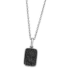 Firetti Damen Kette mit Anh&auml;nger &raquo;Schmuck Geschenk Silber 925 Halsschmuck Halskette Ankerkette Pav&eacute;&laquo; mit Zirkonia (synth.) silber