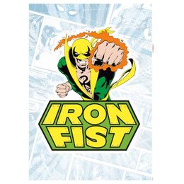 Komar Wandtattoo &raquo;Iron Fist Comic - Gr&ouml;&szlig;e 50 x 70 cm&laquo; selbstklebend, Wandsticker, Kinderzimmer gr&uuml;n Folie
