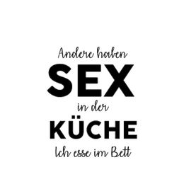 queence Wanddekoobjekt &raquo;Andere haben Sex in der ...&laquo; Stahlschild, Blechschild, Spruch, Witzig, Wanddeko, retro, 20x30cm schwarz-wei&szlig; Stahl