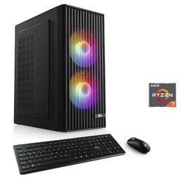 CSL PC &raquo;Spectrum V28320&laquo; schwarz Inkl. Maus, Tastatur, 300 MBit/s WLAN-Karte