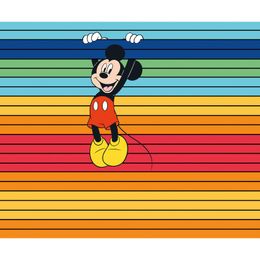 Komar Vliestapete &raquo;Digitaldruck Vlies - Mickey Magic Rainbow - Gr&ouml;&szlig;e 300 x 250 cm&laquo; bedruckt glatt Kinderzimmer bunt Vlies